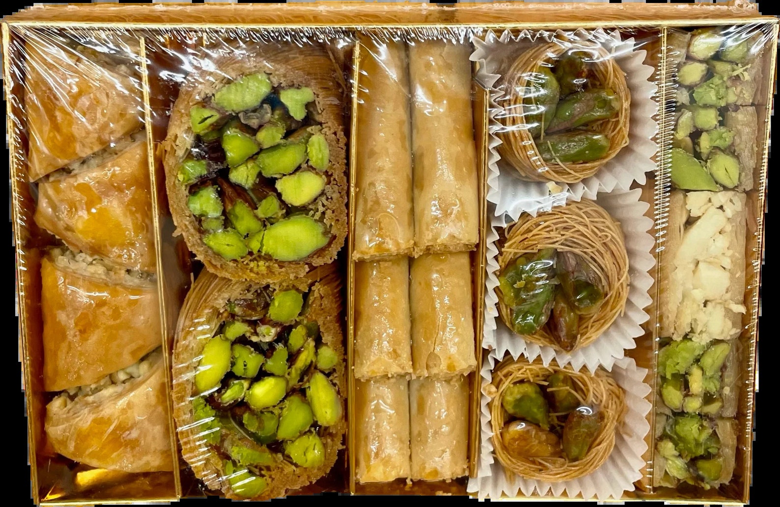150 Gr Delicious Mini Mix Baklava, With Pistachio, Walnut Baklava ...
