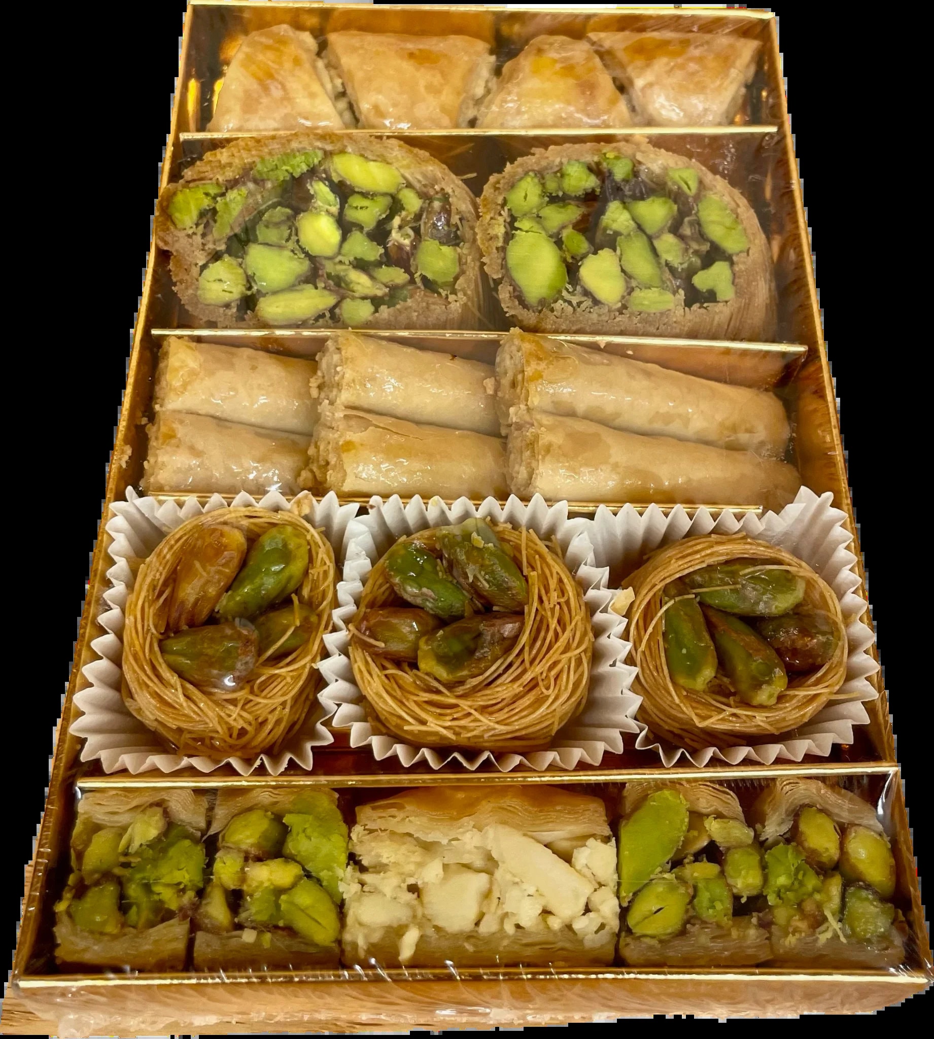 150 Gr Delicious Mini Mix Baklava, With Pistachio, Walnut Baklava ...