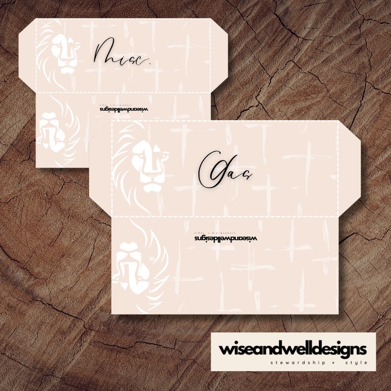 Set of 12 Cash Envelopes, A6 Printable Envelope, Cash Stuffing, Budget ...