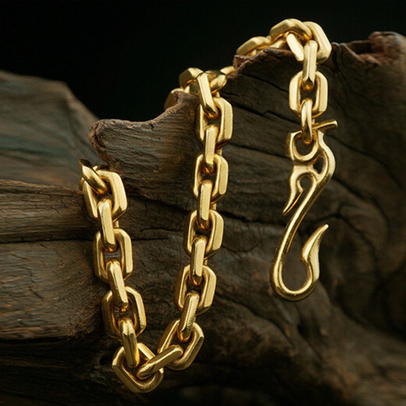 24k Gold Chain - Etsy