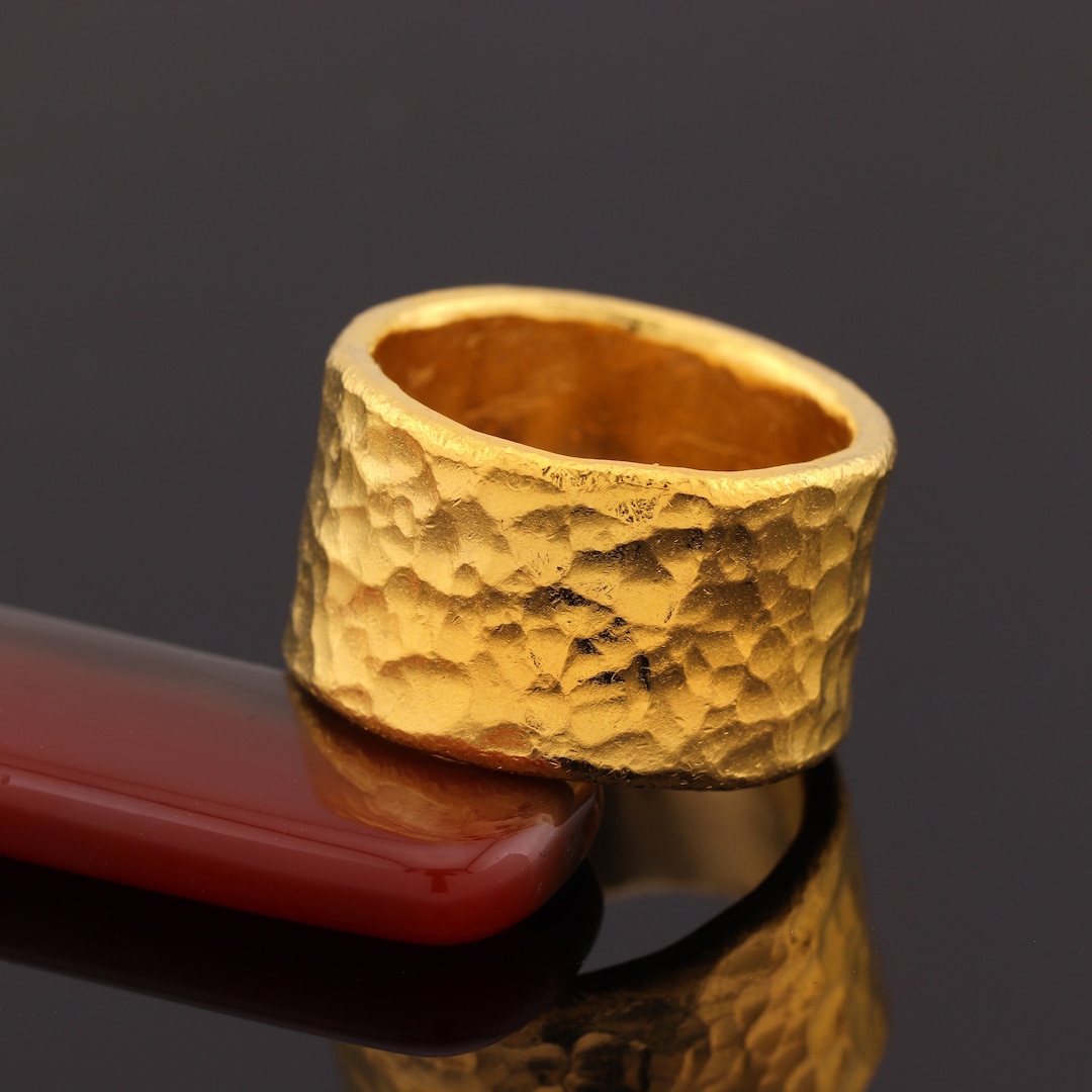 1 Troy Ounce 24k Gold Band Ring. 13mm Solid Yellow 9999 Gold Wedding ...