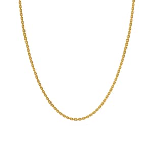 24k Solid Gold Chain Link 3mm. Pure Gold Link Chain Necklace. 9999 Fine ...