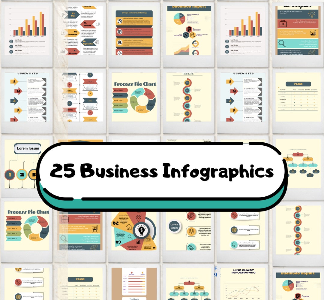 25 Business Infographic Templates, Editable Canva Templates, Essential ...