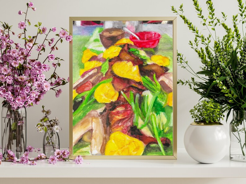 Boodle Fight Filipino Food Poster Filipino Art Print Filipino Dishes ...