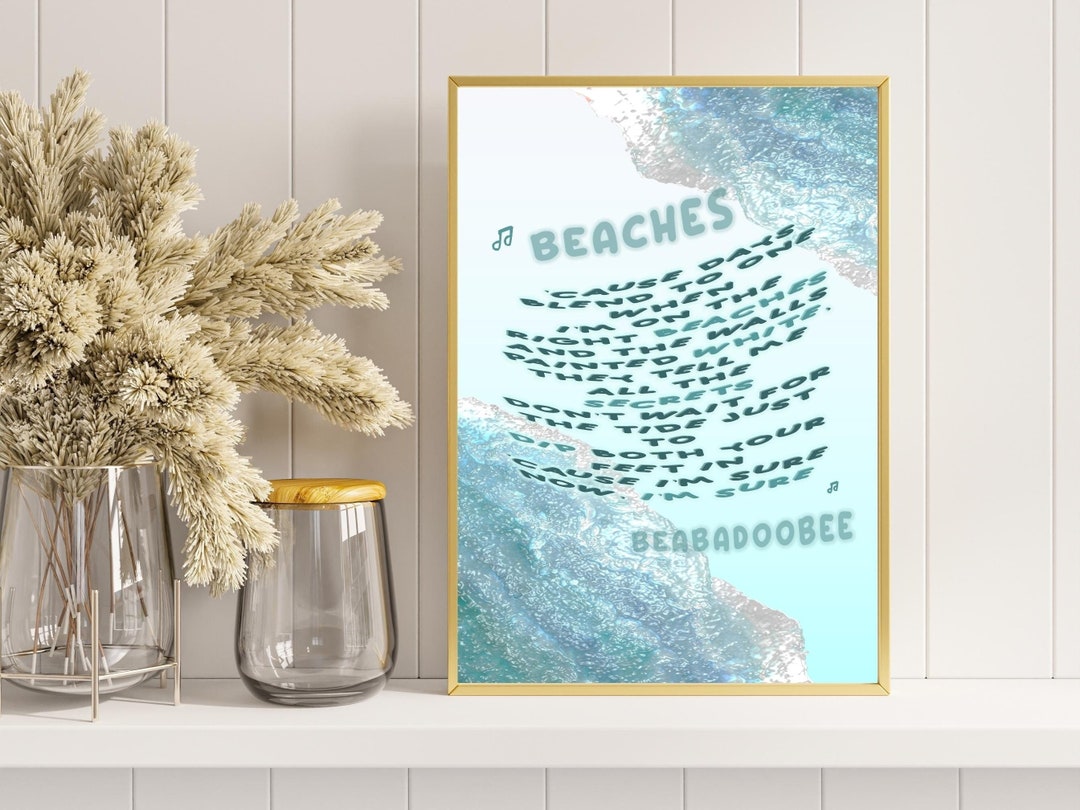 Beabadoobee Poster Beaches Beabadoobee Merch Music Posters Spotify Song ...