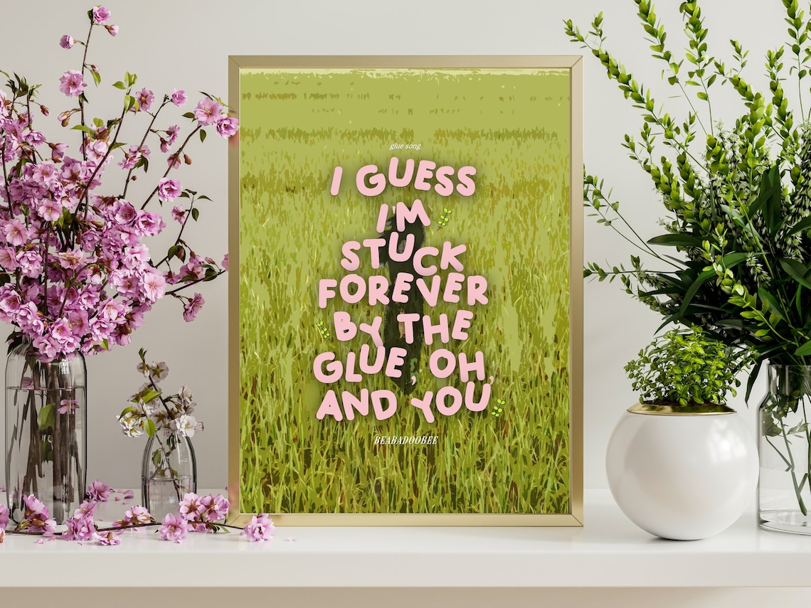 Beabadoobee Poster Glue Song Beabadoobee Merch Music Posters Spotify ...