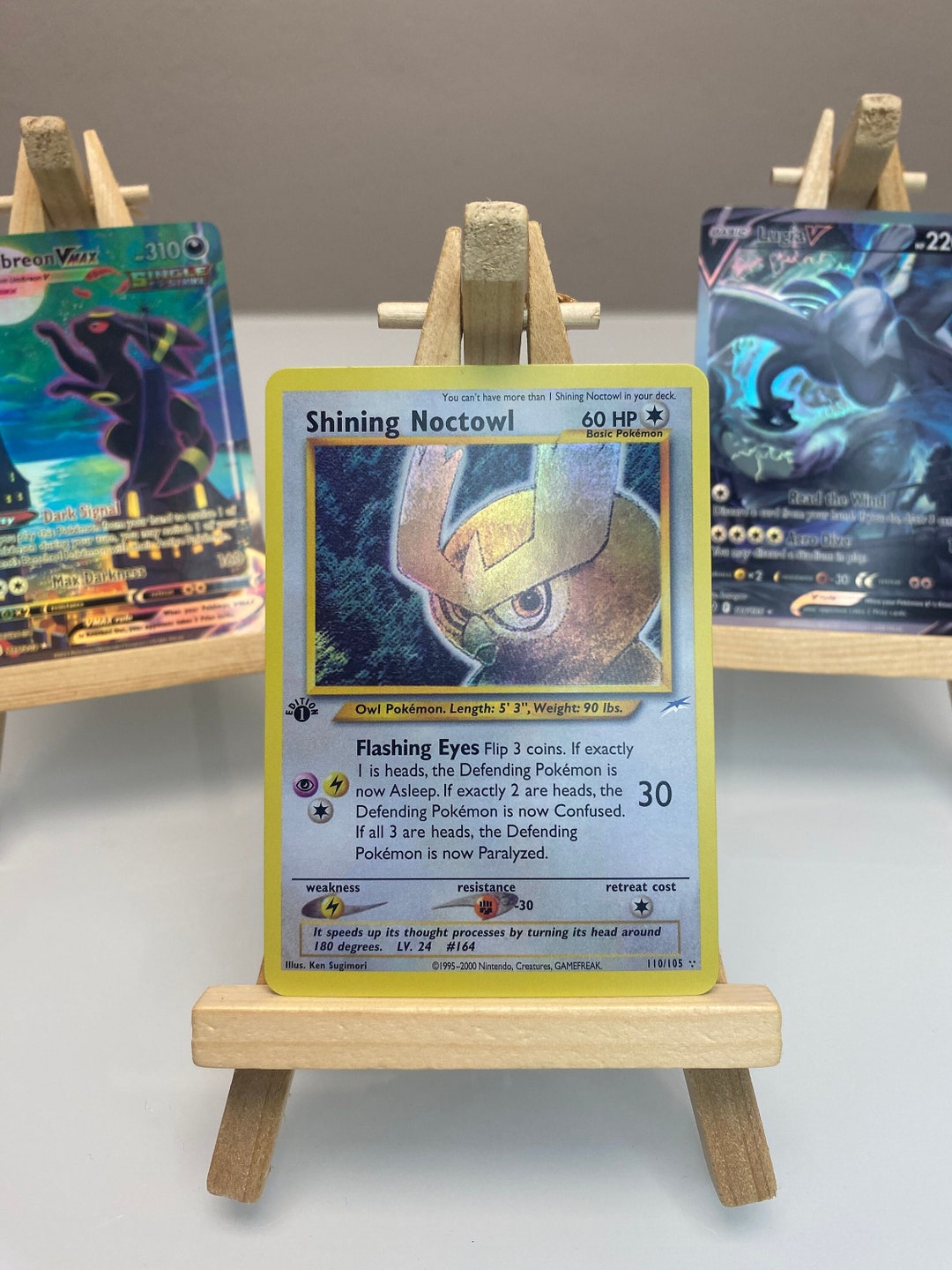 Shining Noctowl Neo Destiny Pokemon Proxy Card - Etsy