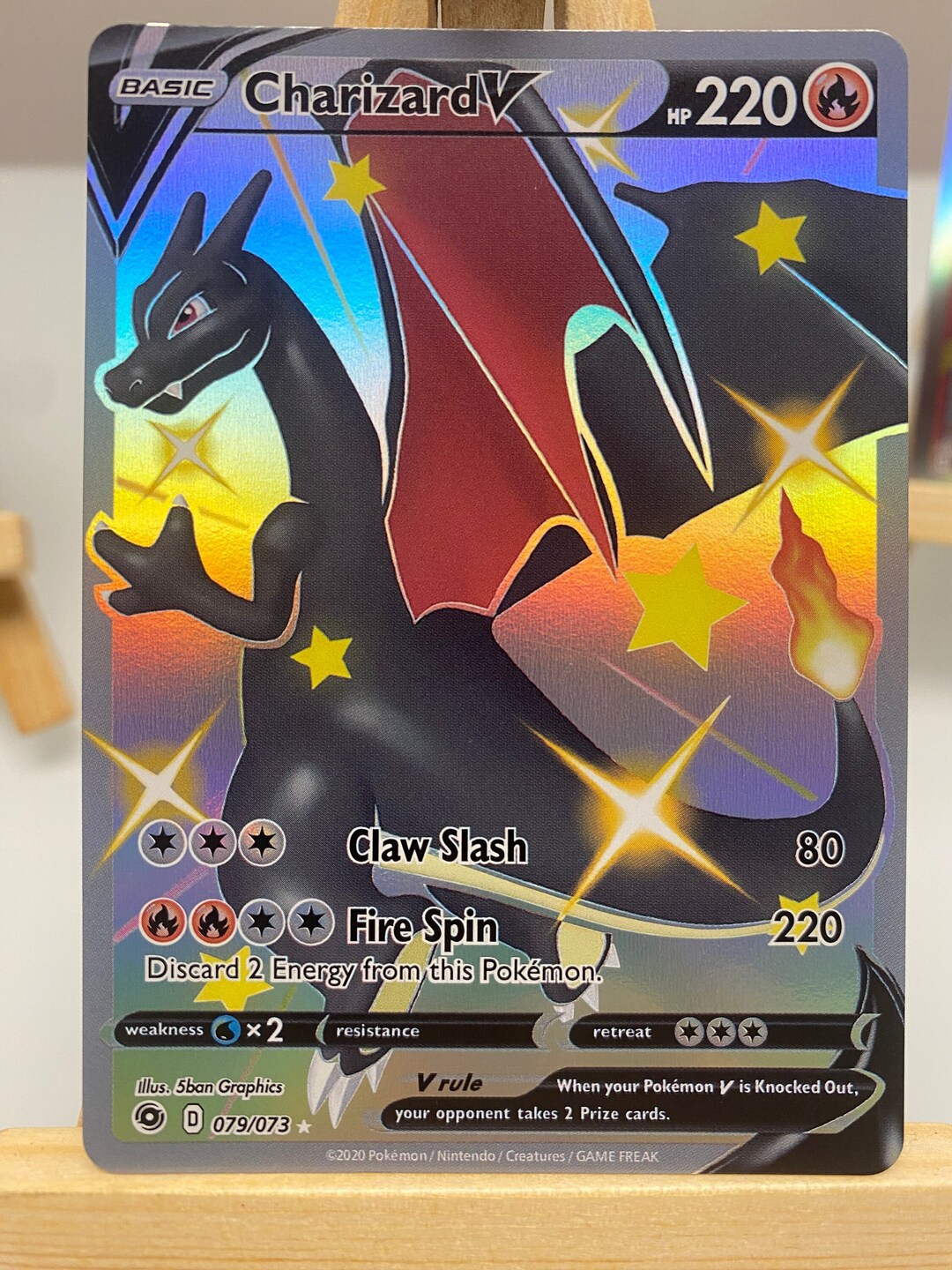 Charizard V 079/073 Champions Path Pokemon Proxy Card - Etsy