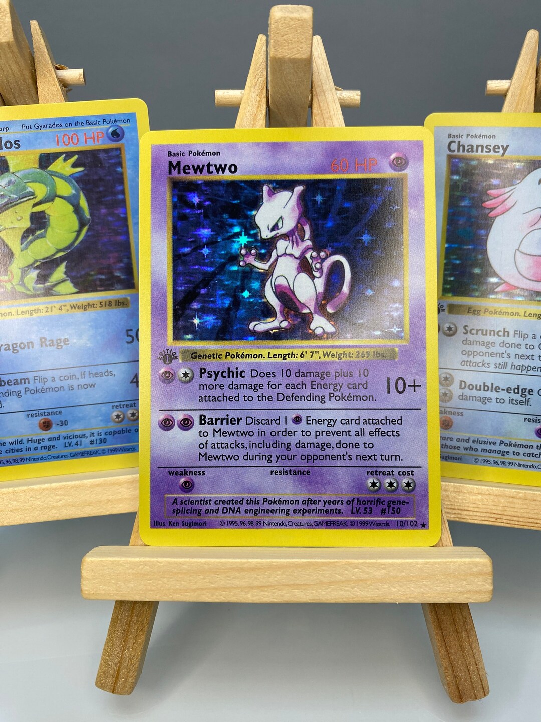 Mewtwo BS 10 Base Set Pokemon Proxy Card - Etsy
