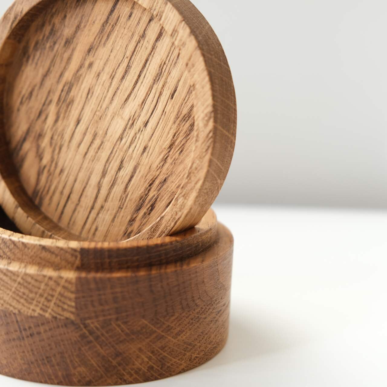 Round Wooden Box With Lid - Perfect for Storing Jewelry, Keepsakes, and ...