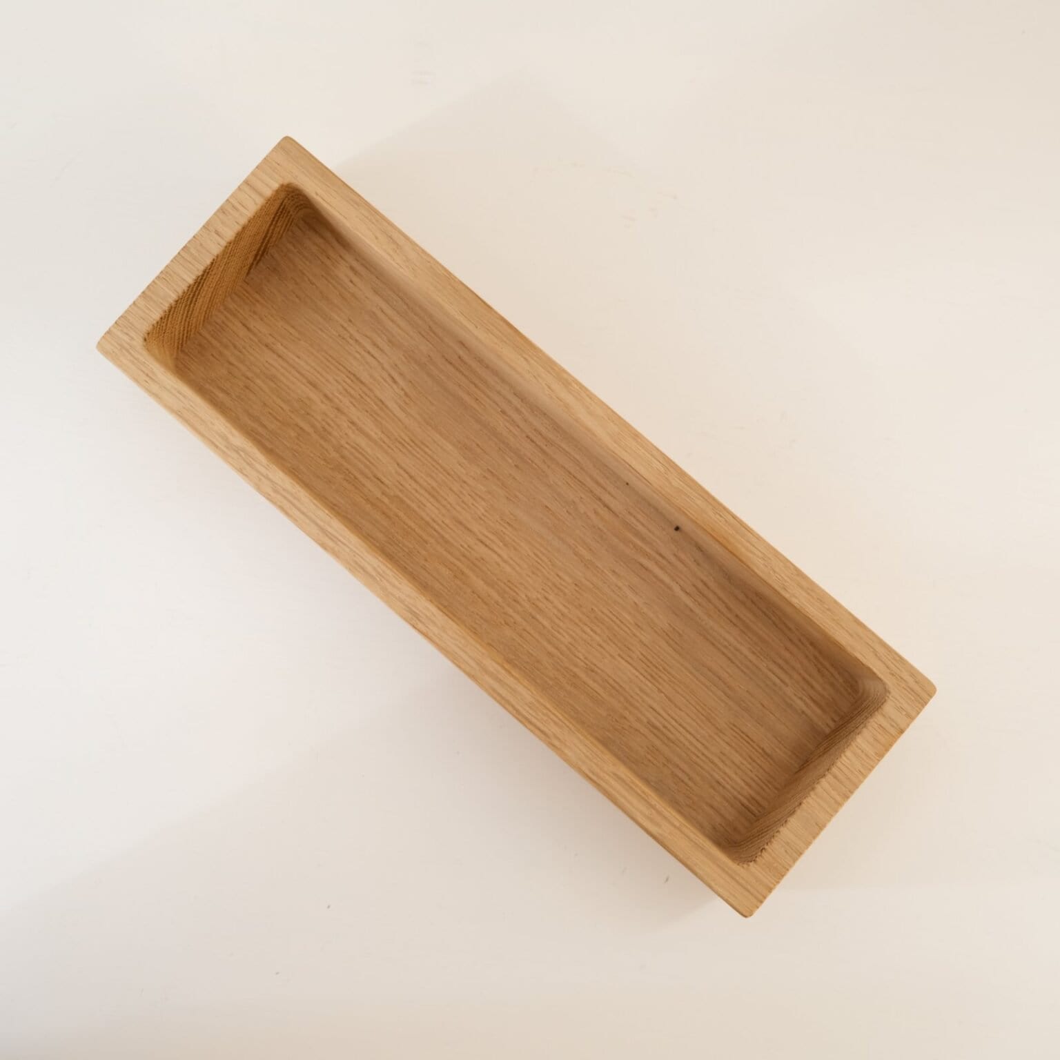 Elegant Oak Wood Tabletop Cutlery Box - Stylish and Functional Dining ...