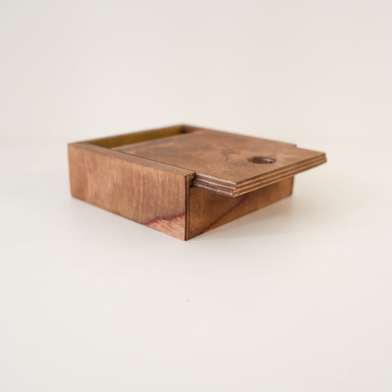 Wooden Box With Sliding Lid - Handcrafted Versatile and Elegant Storage ...