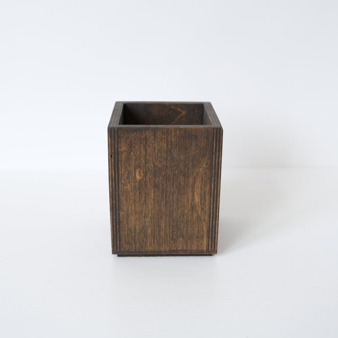 Handcrafted Wooden Cutlery Box - Functional Storage for Tableware and ...