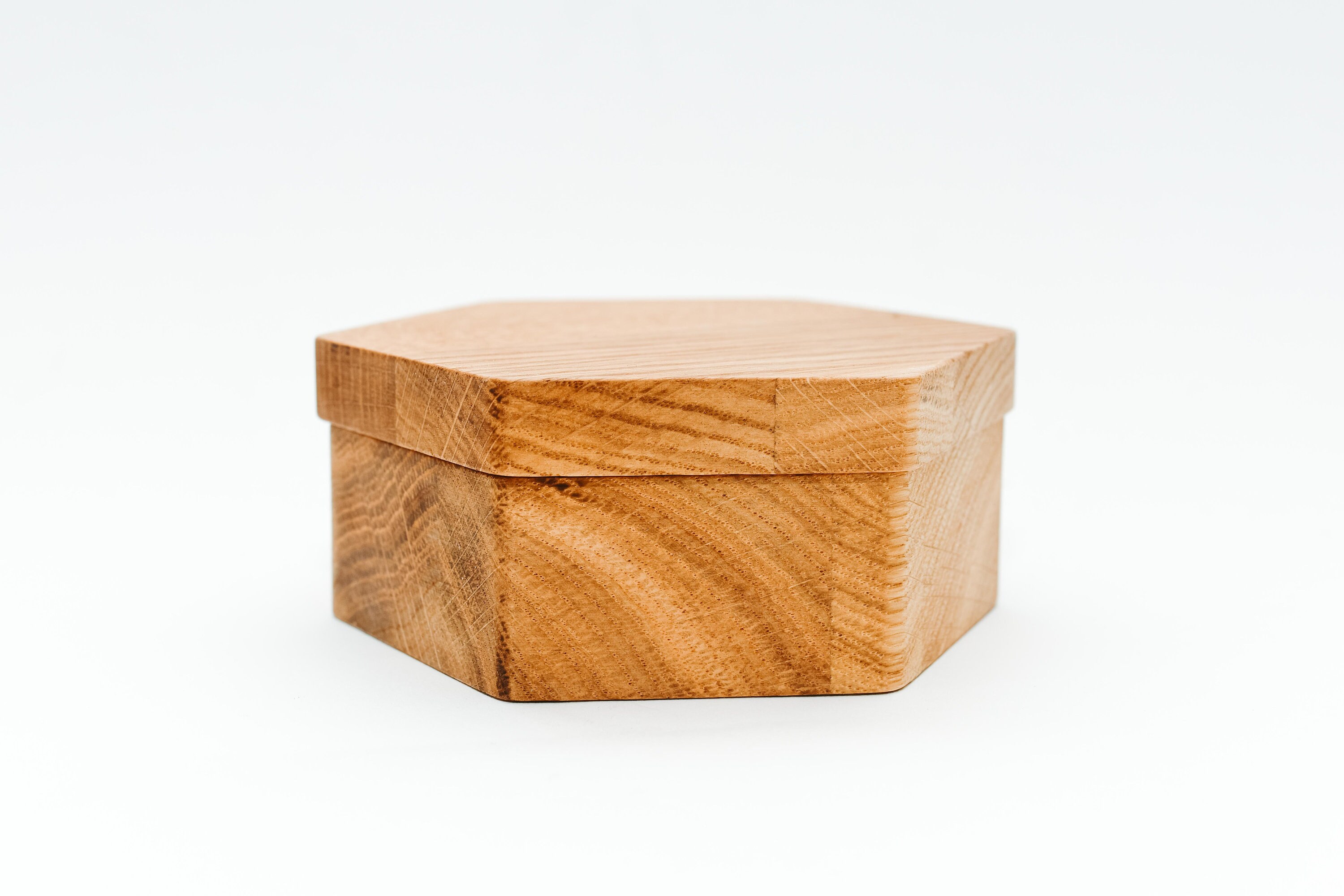Hexagon Wooden Box - Perfect for Storing Jewelry, Keepsakes, and Small ...