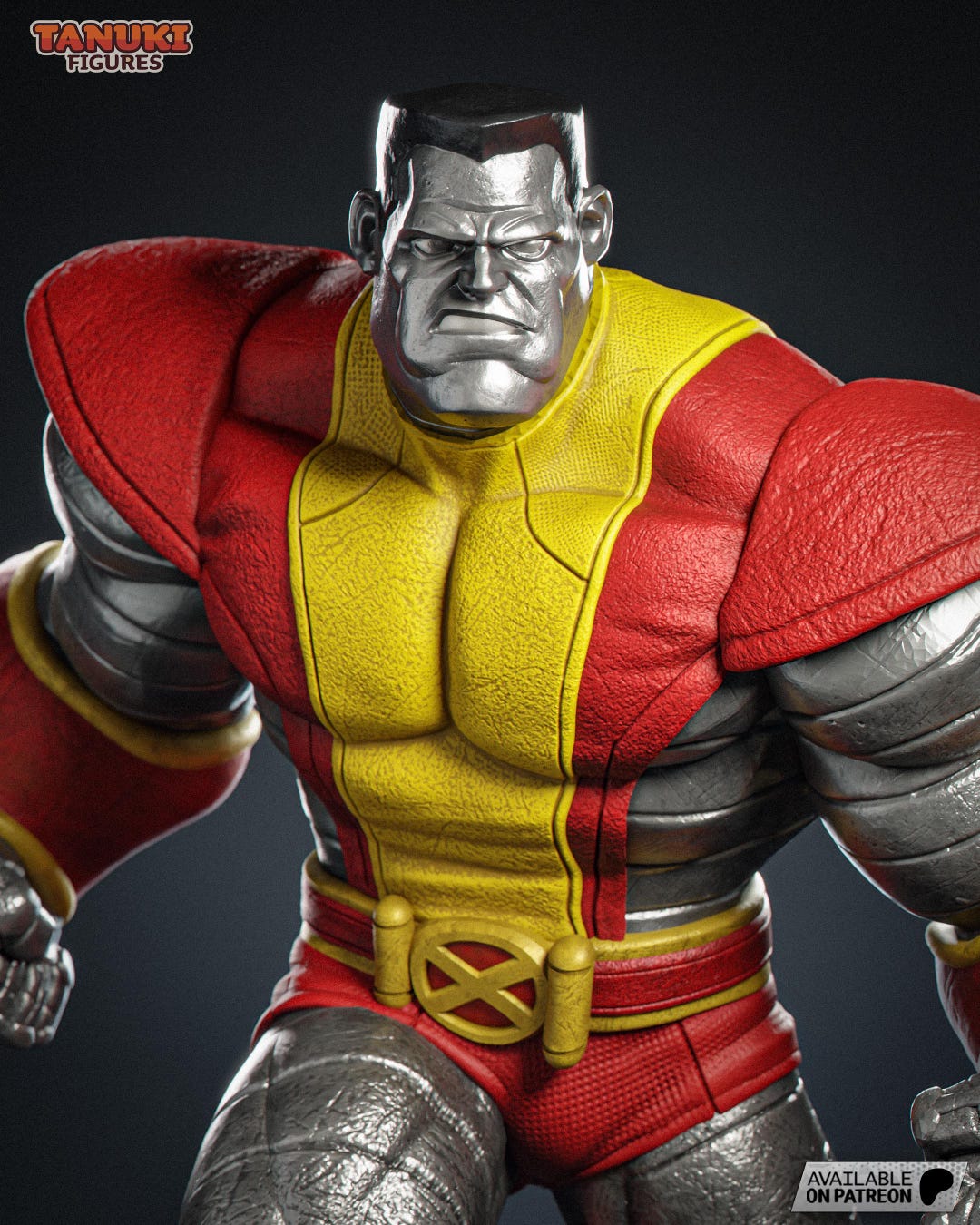 Fan-Art-Figur - Colossus Chibi - Superhelden - 3D-Druck - 18 cm - Etsy.de