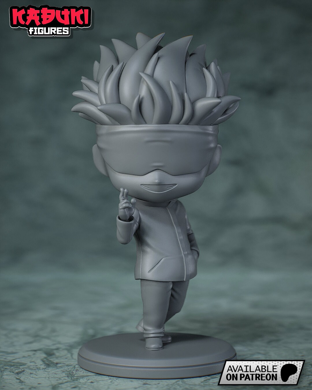 Fan Art Figure Shaman Anime Chibi Style 3D Printing 11cm Unpainted - Etsy