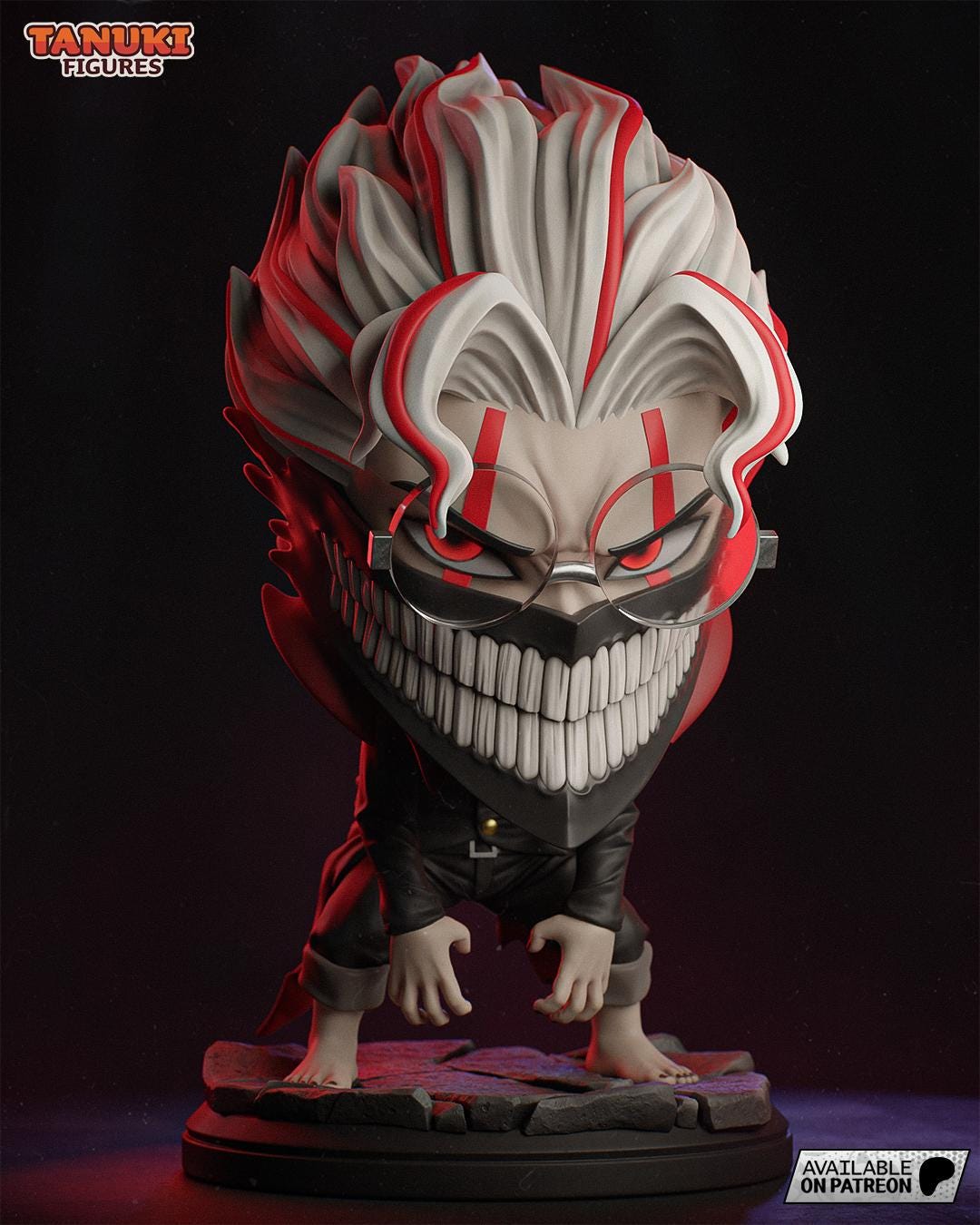 Fan Art Figure - Possessed Boy - Chibi Style - Anime - 9 Cm - Etsy