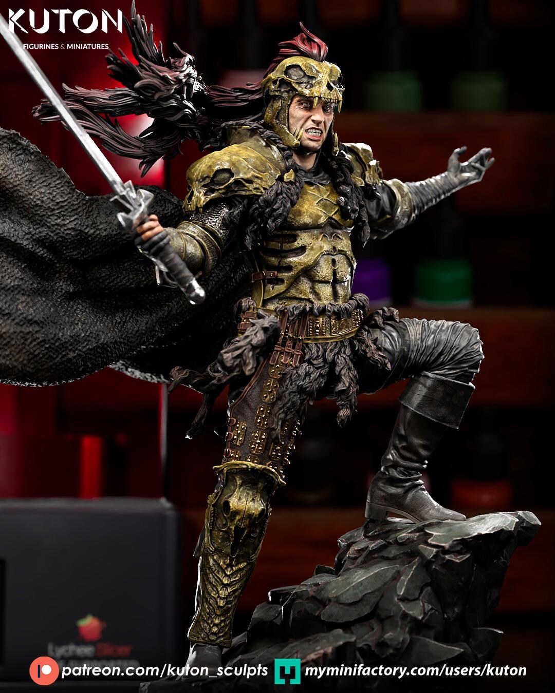 Kurgan Fan Art Figure - 1:10 Scale - 3D Printed - Etsy