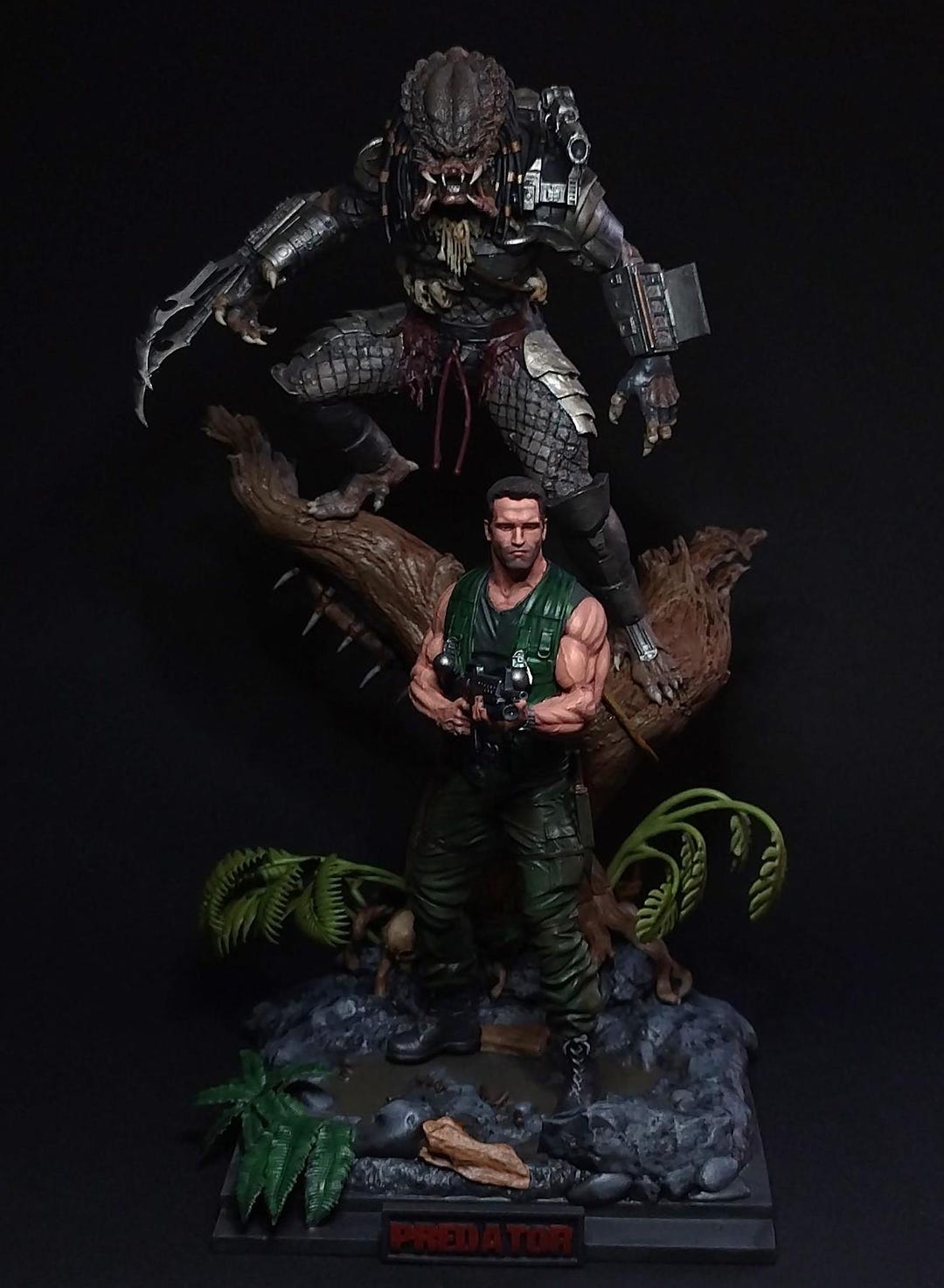 Diorama Predator and Dutch Fan Art 3D Printing - Etsy UK