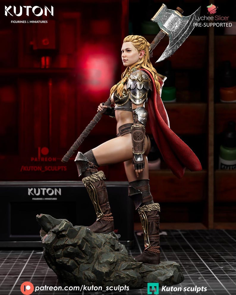 Eydis Thorne Figure - 3D Print - 1:10 Scale - Etsy