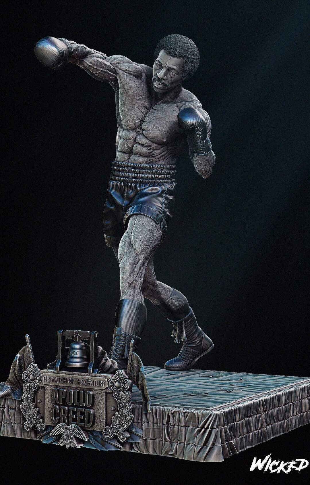 Fan Art Figure - Apollo Creed - Movie - 3D Print - 19 Cm - Etsy