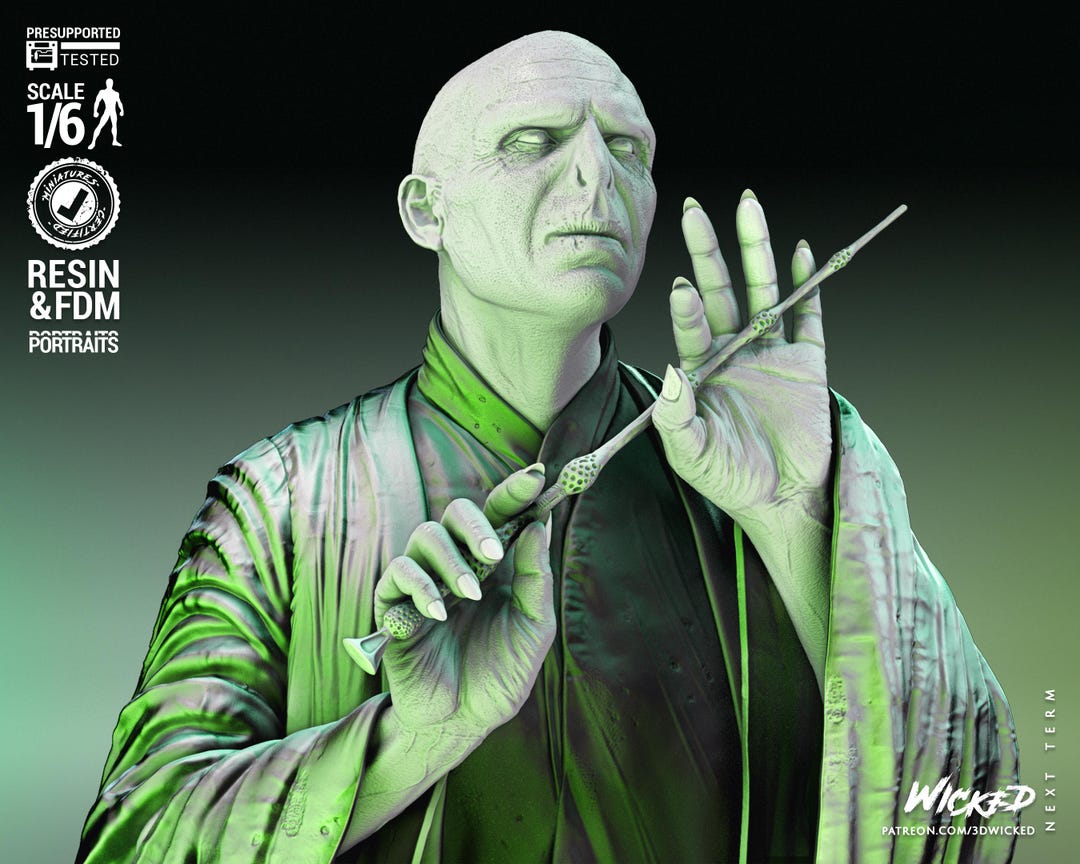 Voldemort Fan Art Figure - Movies - 3D Printing - Etsy