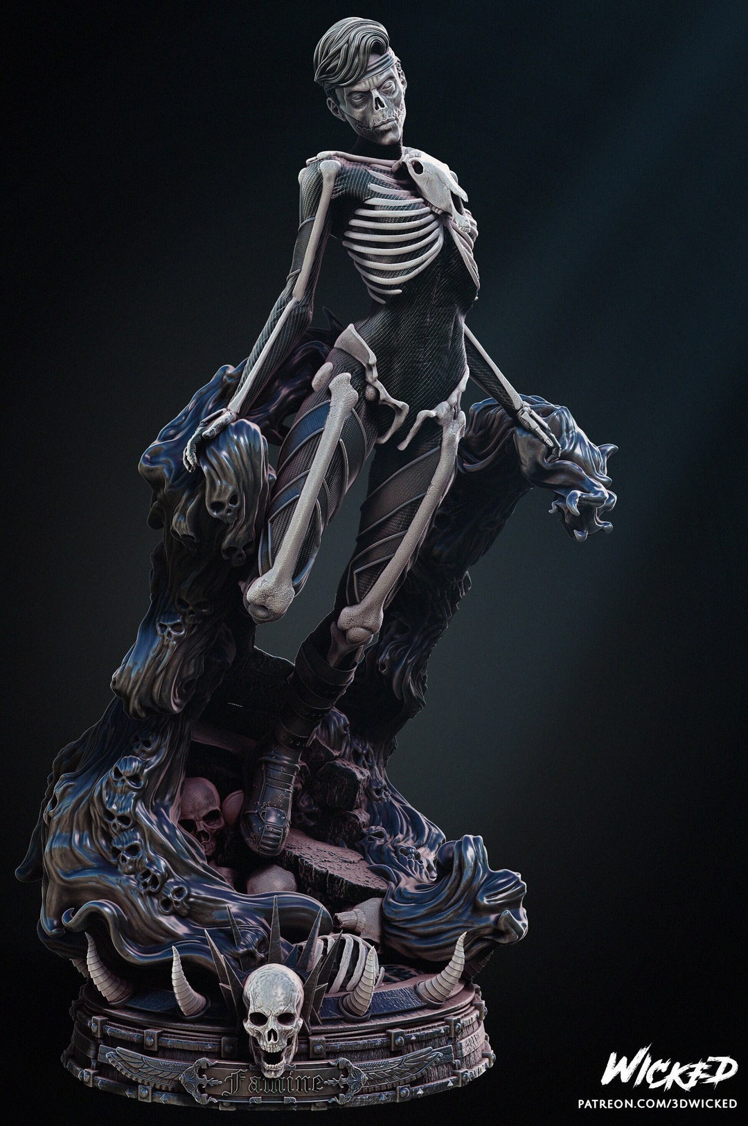 Famine Figure X-men Marvel Superheroes 16 Cm Unpainted - Etsy