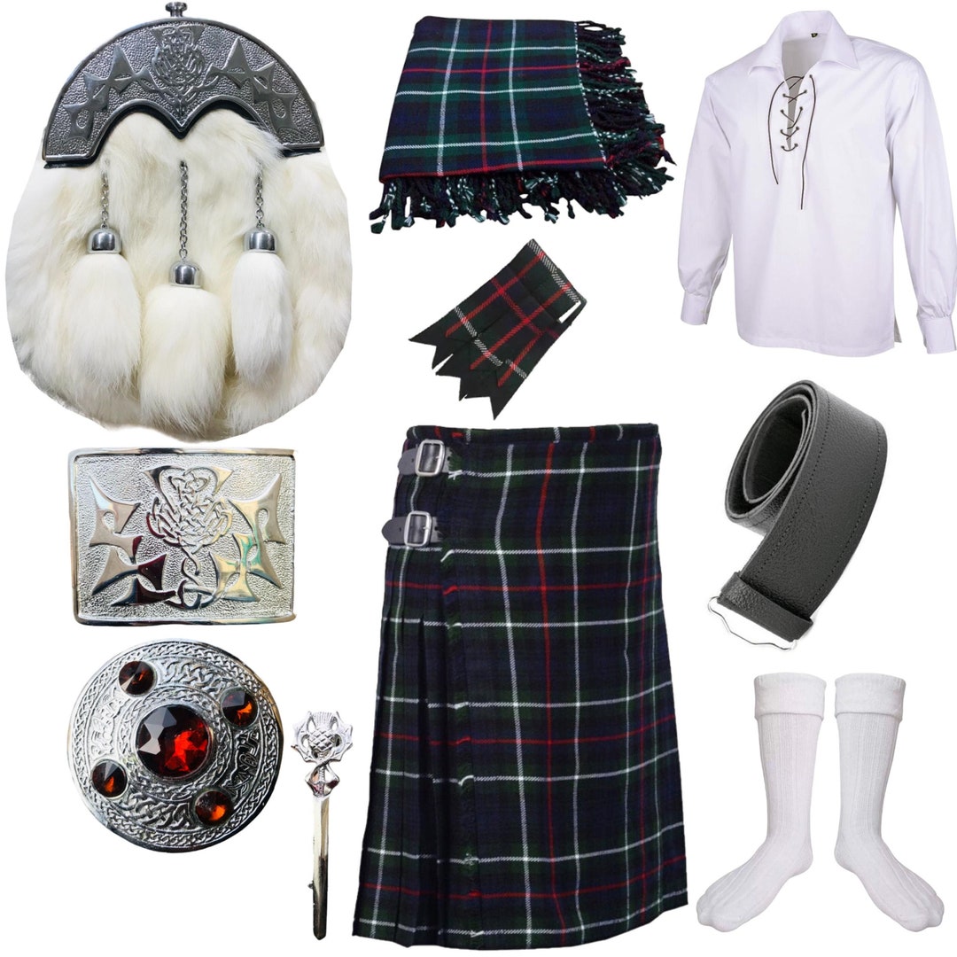 Men's Mackenzie Tartan Kilt Set: 10 Piece Scottish Wedding Outfit - Etsy