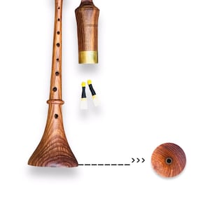 Rosewood Rauschpfeife Shawm: 16th-17th Century German Instrument With ...