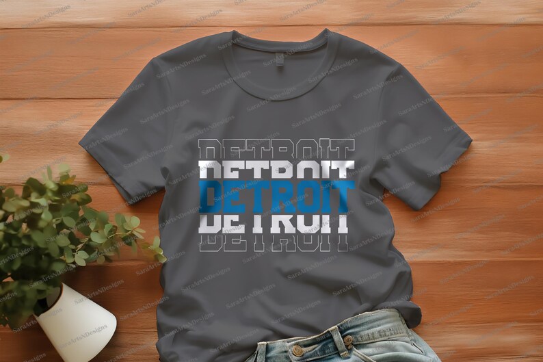 Detroit PNG SVG | City of Detroit PNG Svg | Football Baseball ...