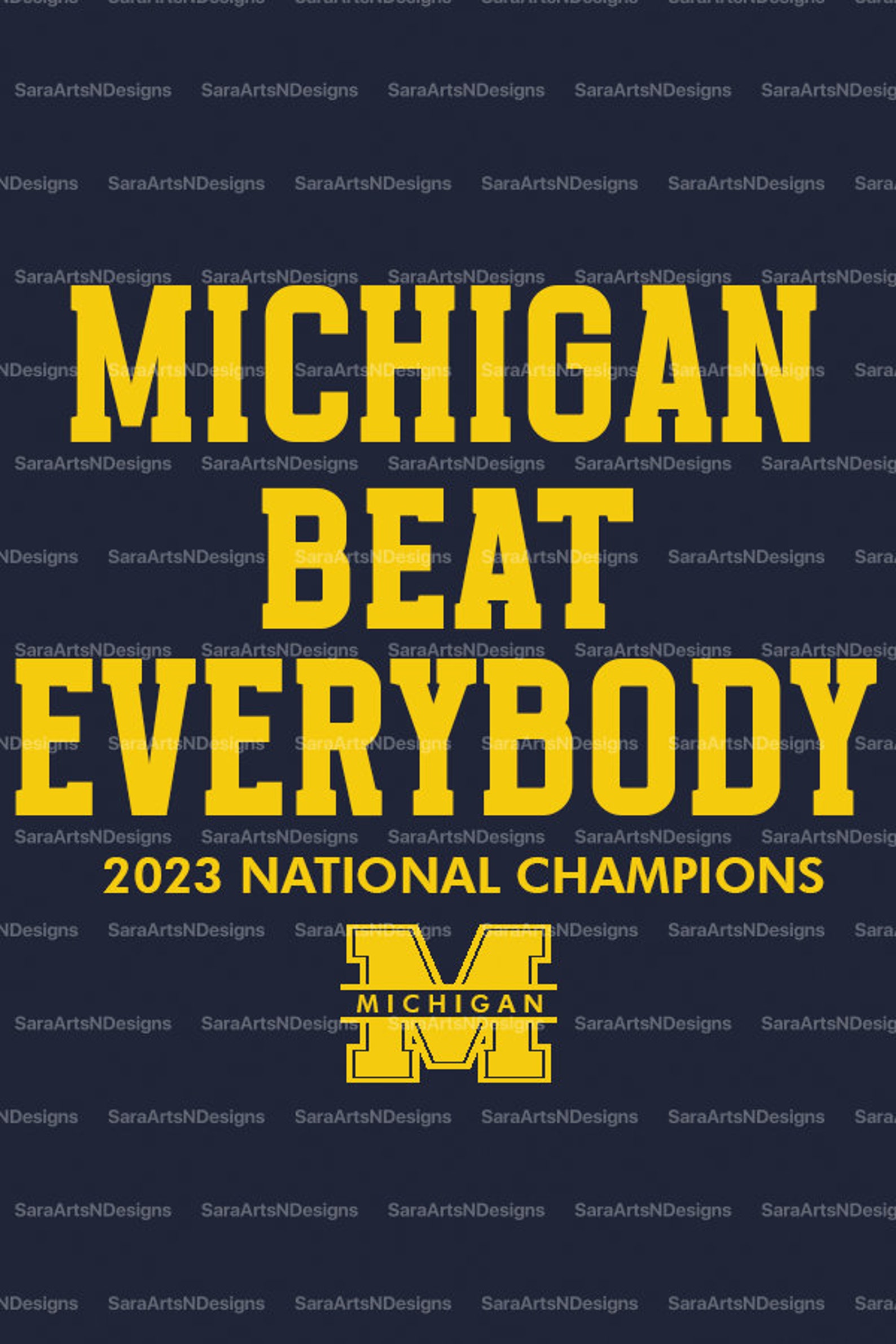 2024 Championship | Michigan Football Png | 2023 National Champions ...