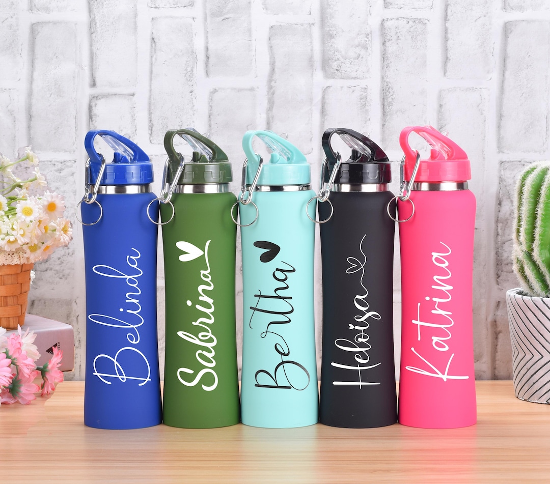 Engraved Name Water Bottle: Personalized Insulated Steel Bottle - Etsy