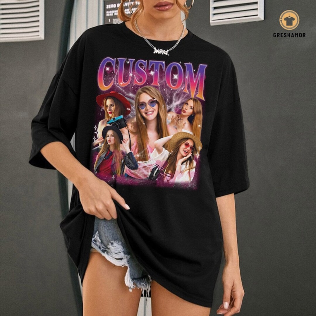 Custom Bootleg Rap Tee PNG, Digital File, Personalise Bootleg Shirt PNG ...