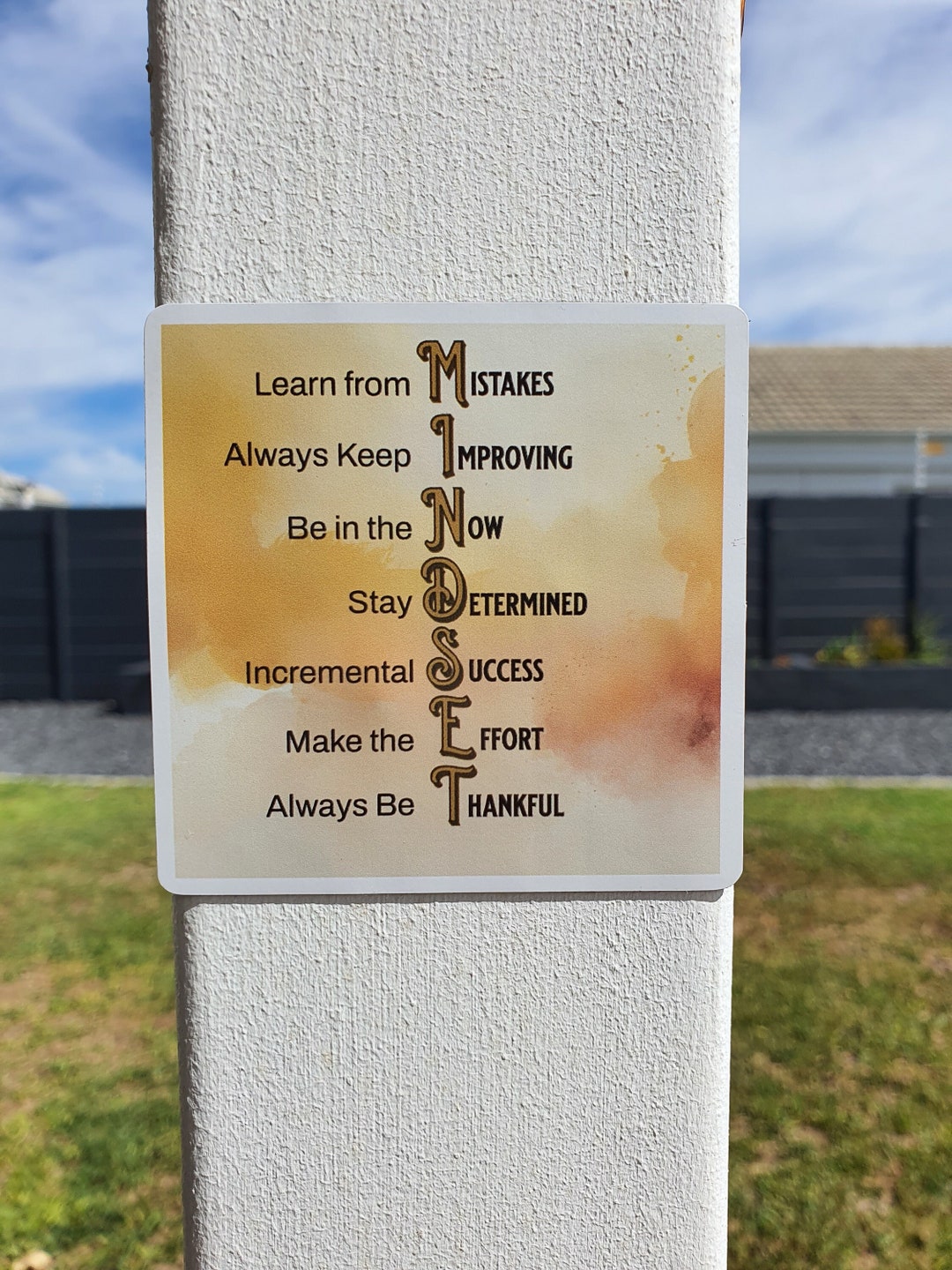 Mindset Magnet Daily Mental Health Office Morning Motivational Gift for ...