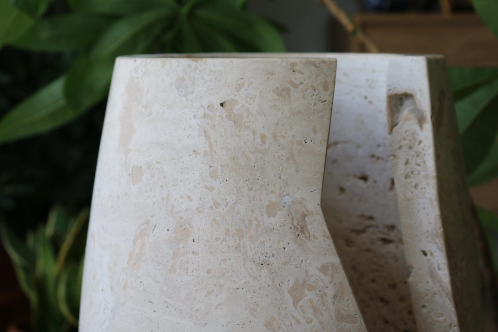 Hyacinth Travertine Pot - Etsy