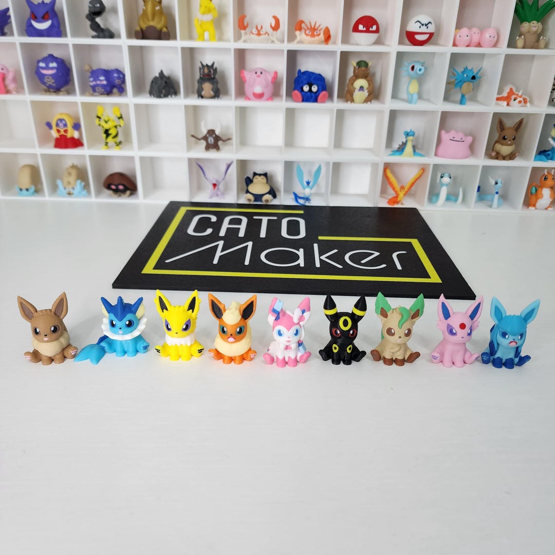 Eevee Evolutions Mini Pokemon - Etsy