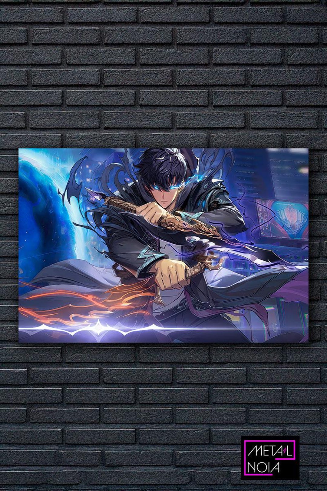 Solo Leveling HD Metal Frame - Solo Leveling 3: Solo Leveling - Etsy