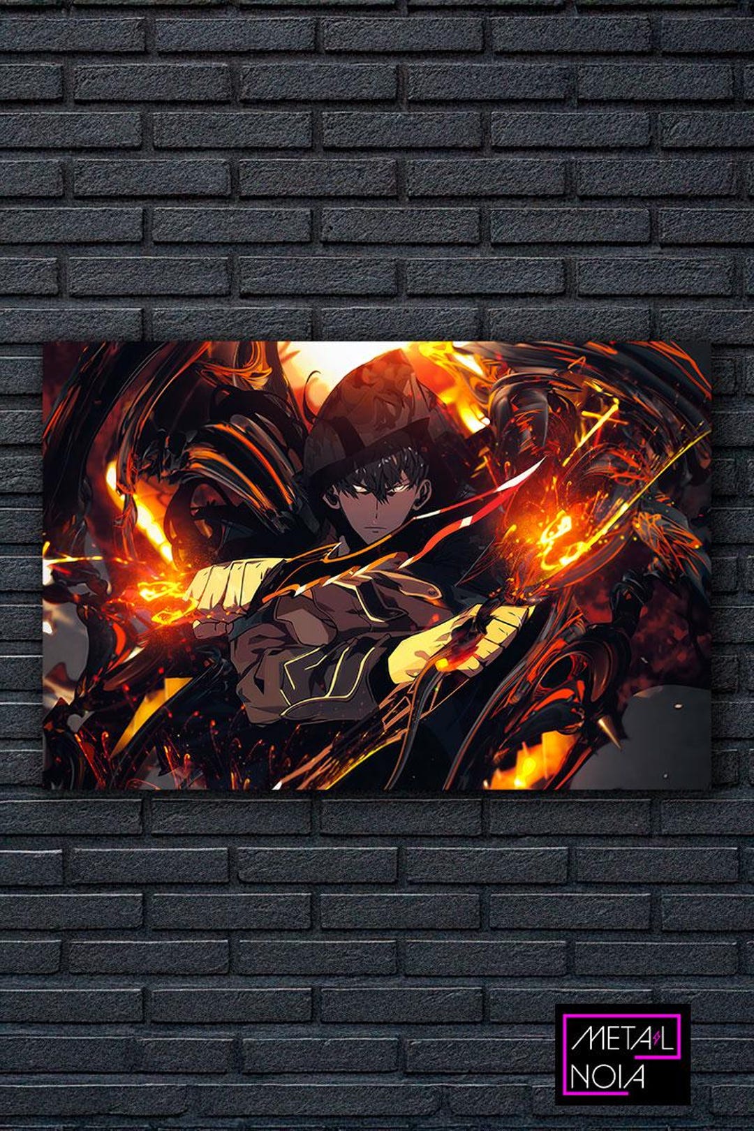 Solo Leveling Metal Frame HD - Solo Leveling 6: Solo Leveling - Etsy