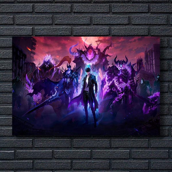 Solo Leveling Wall Poster - Etsy