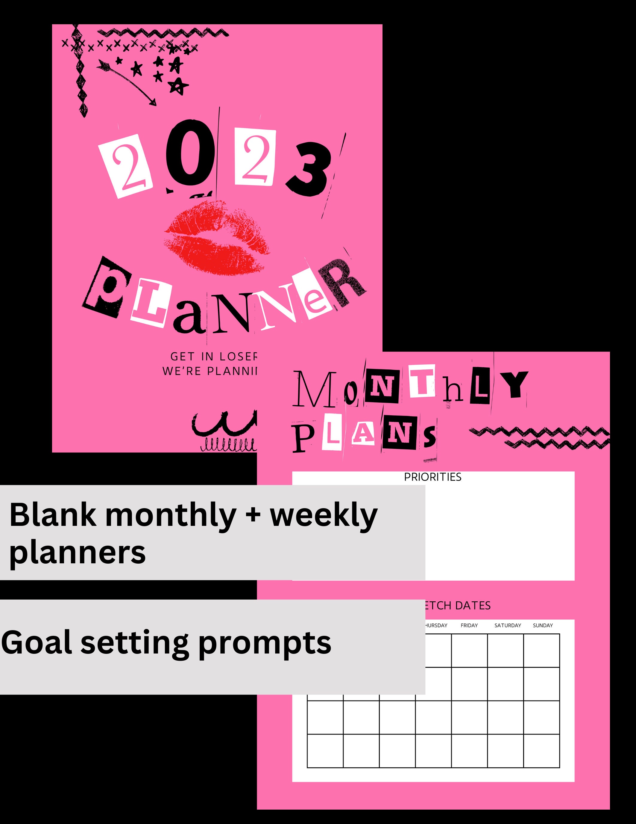 Mean Girls Monthly + Weekly Planner - Etsy