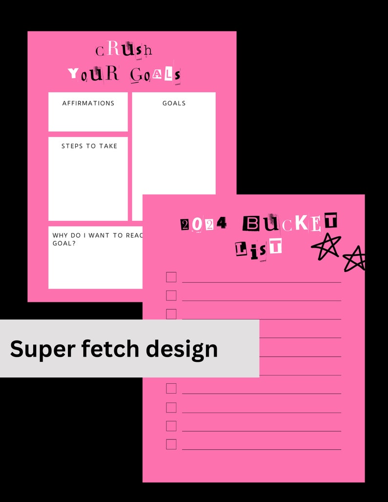 Mean Girls Monthly + Weekly Planner - Etsy