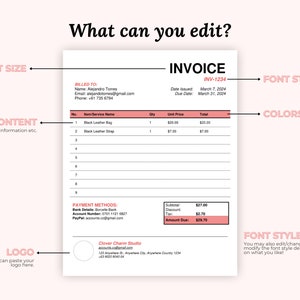 Invoice and Quotation Template Bundle, Editable Invoice and Quotation ...