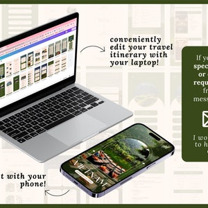 Editable Travel Itinerary Template, Instant Download, Vietnam Daily ...