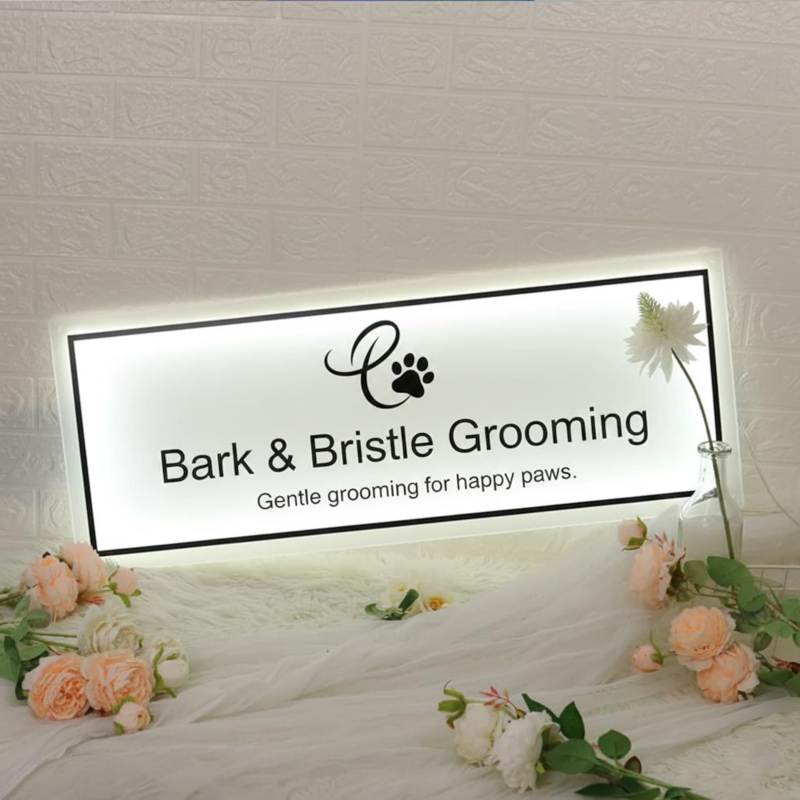 Custom Acrylic Backlit Sign | 3D and UV Printed Acrylic Logo Sign ...