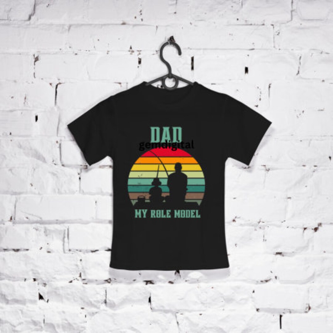 Dad My Role Model Svg Png, Dad Svg, Father Svg, Fathers Day Svg, Dad ...