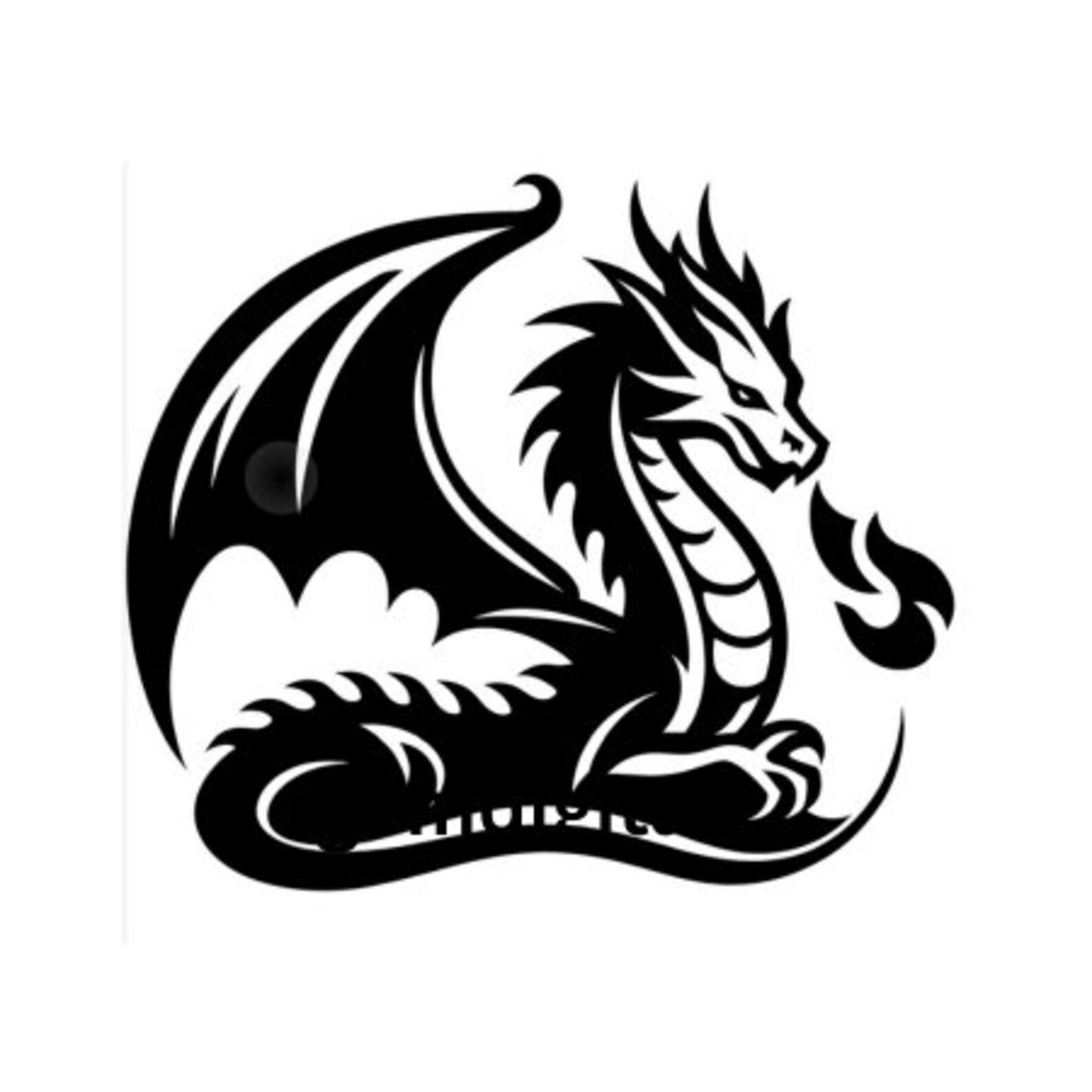Dragon SVG for Cricut, Tribal Dragon SVG, Dragon Tattoo Svg, Dragon ...
