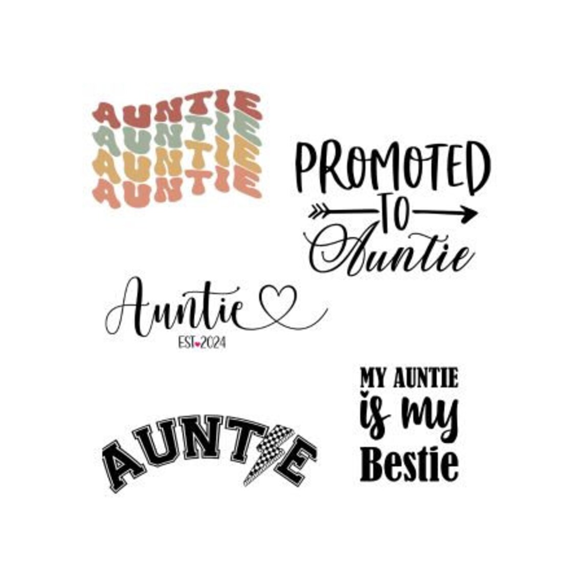 Aunt Svg Bundle Cricut Auntie Svg Bundle Aunt Png Bundle Free ...