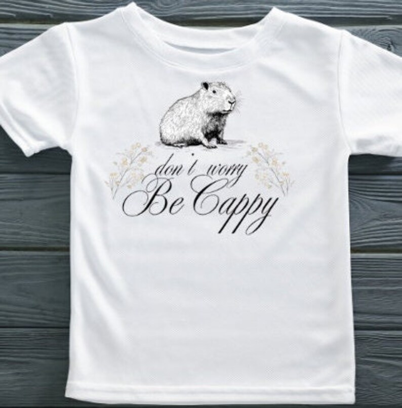 Don't Worry Be Cappy Svg, Capybara Svg, Capybara Png, Loves Capybaras ...