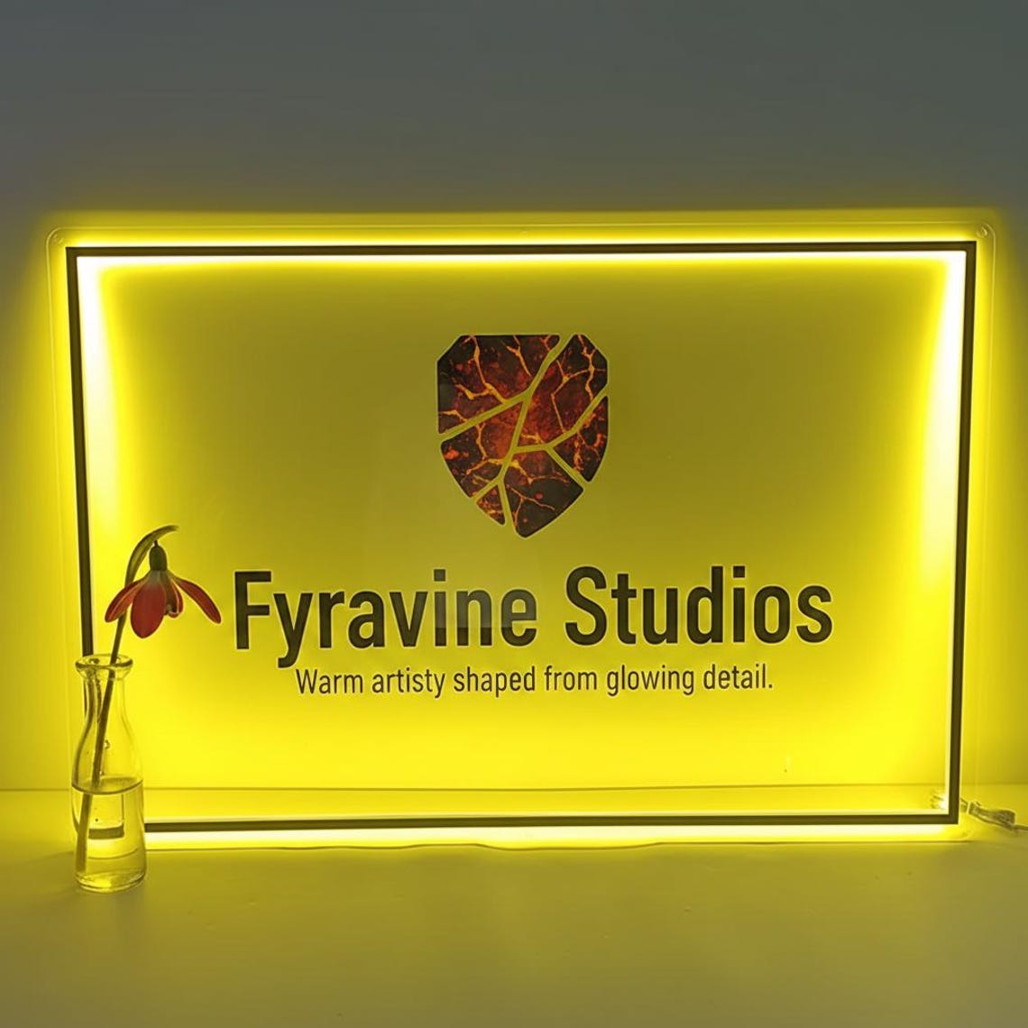 Custom Acrylic Backlit Sign | 3D and UV Printed Acrylic Logo Sign ...