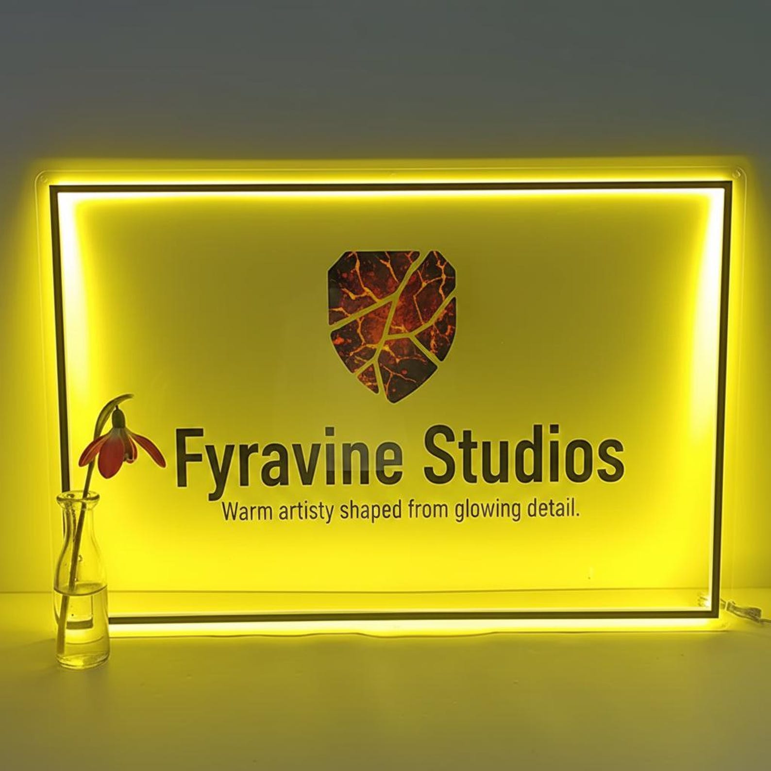 Custom Acrylic Backlit Sign | 3D and UV Printed Acrylic Logo Sign ...